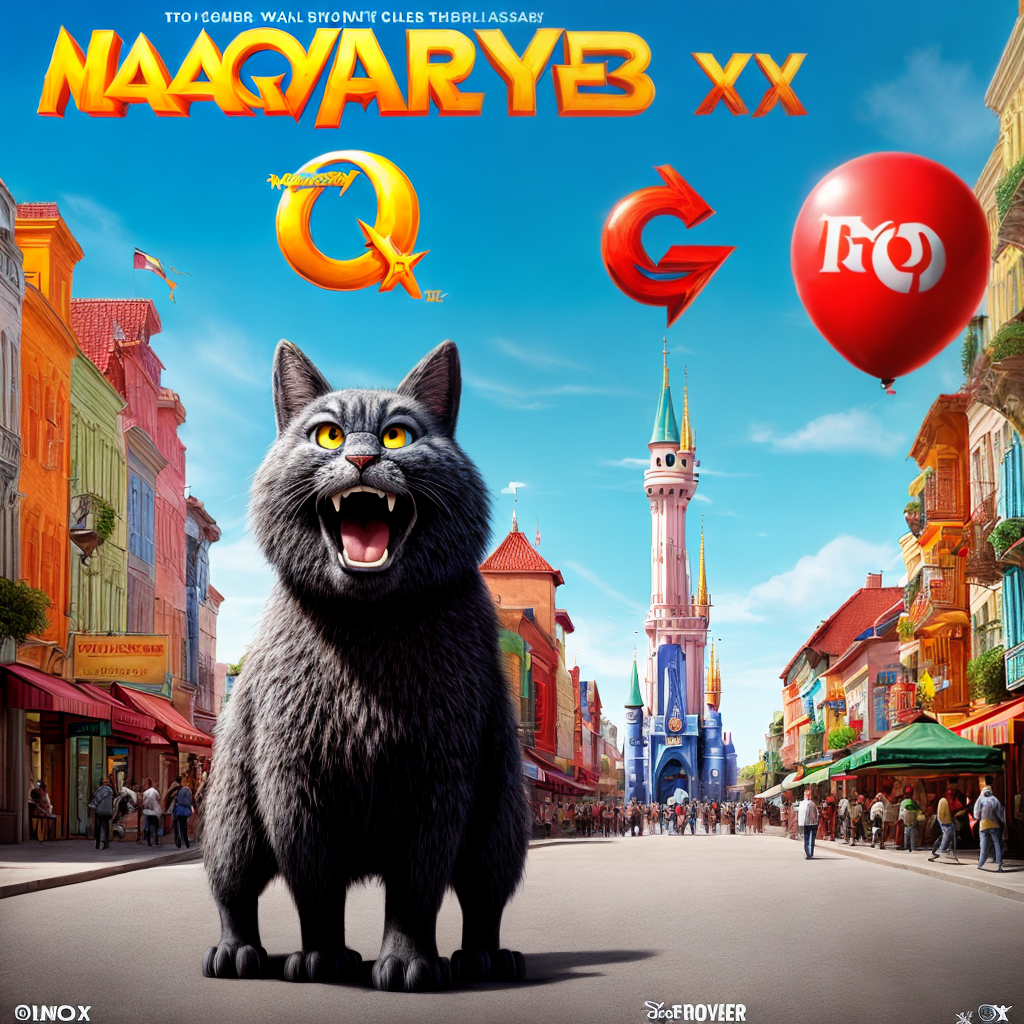 disney x pixar themed movie poster, title "Magyarország", background is ...