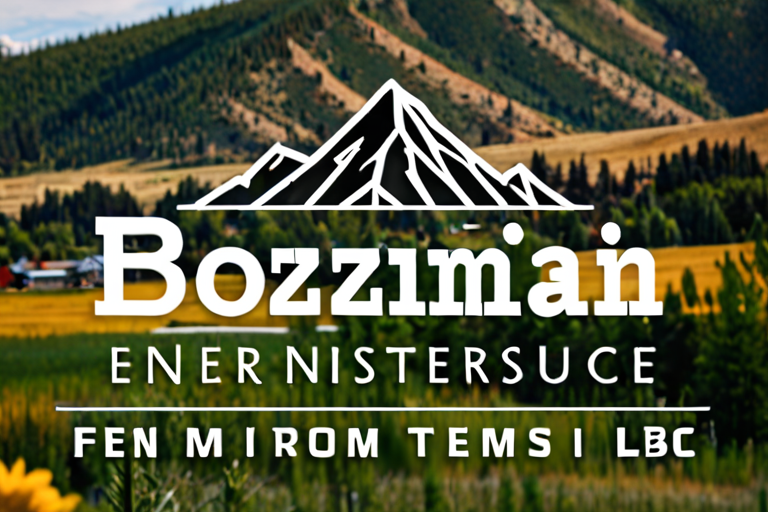 A company logo for Bozeman Industries LLC from Bozeman Montana with an ...