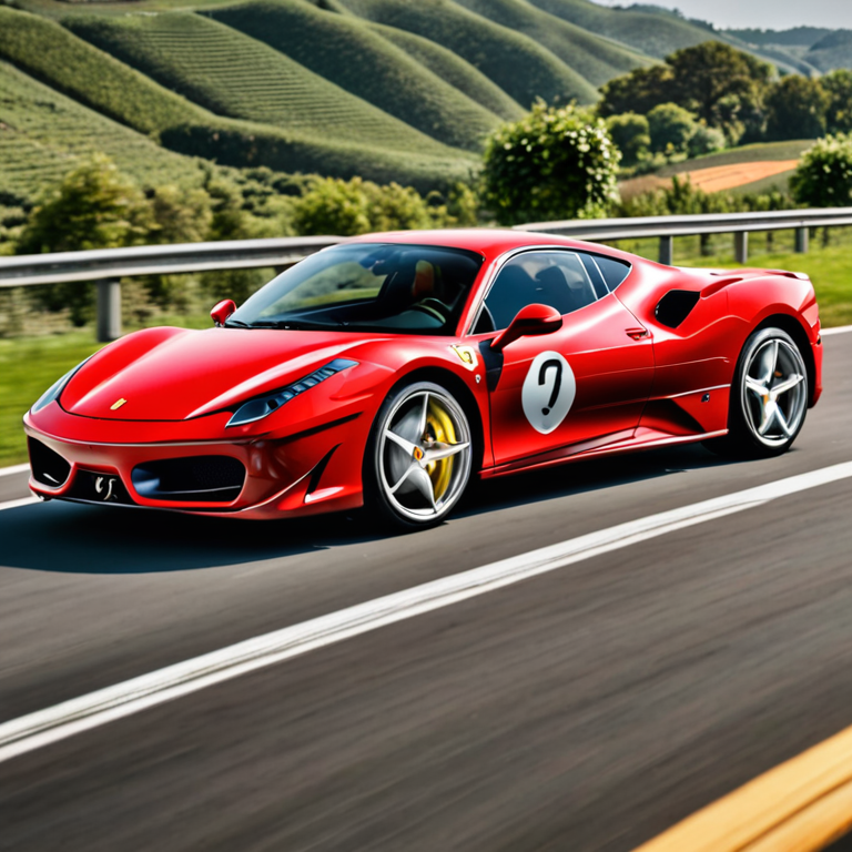 super mario driving a ferarri