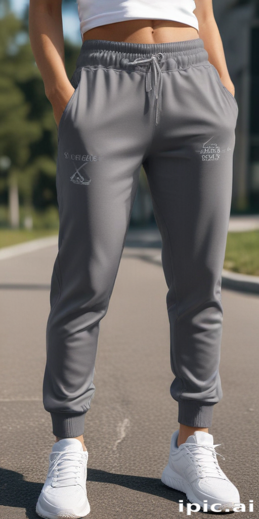 Casual Outdoor Fashion: Stylish Gray Sweatpants for Everyday Comfort