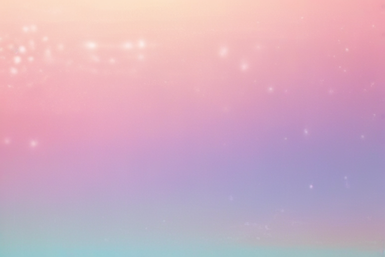 Dreamy Pastel Background with Sparkling Lights and Gentle Color Gradients