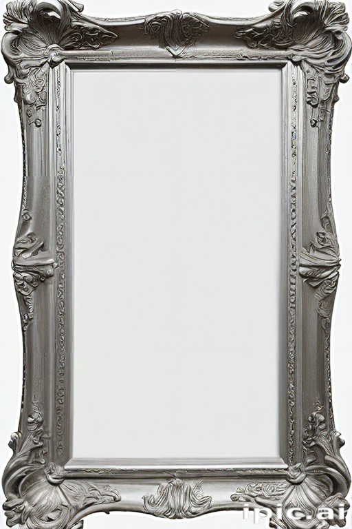Elegant Vintage Silver Frame Ready to Showcase Your Beautiful Artwork