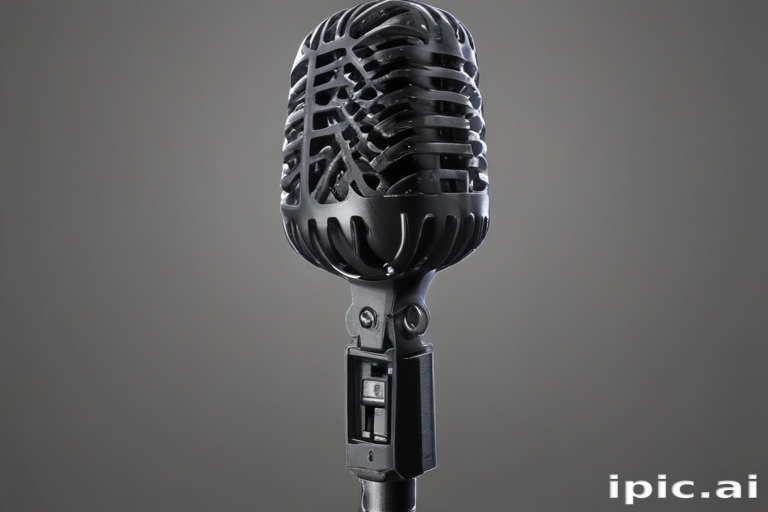 A Vintage-Style Microphone Ready for Captivating Performances and ...