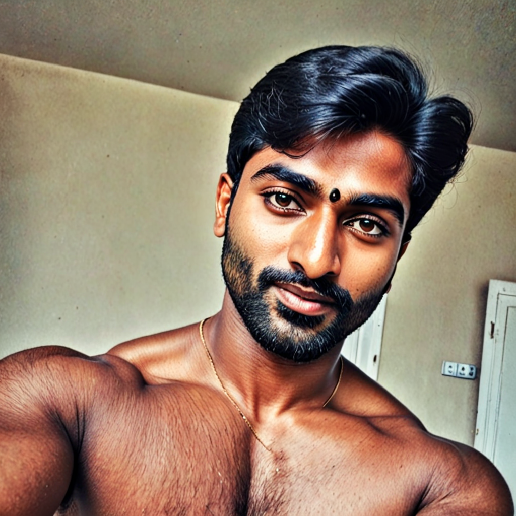 Hot indian guy selfie
