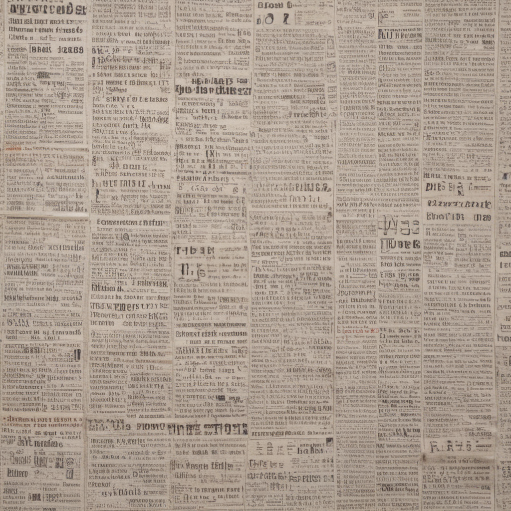 An Historical Collection of Vintage Newspaper Clippings from Various Eras