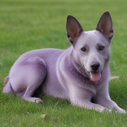 Purple dog
