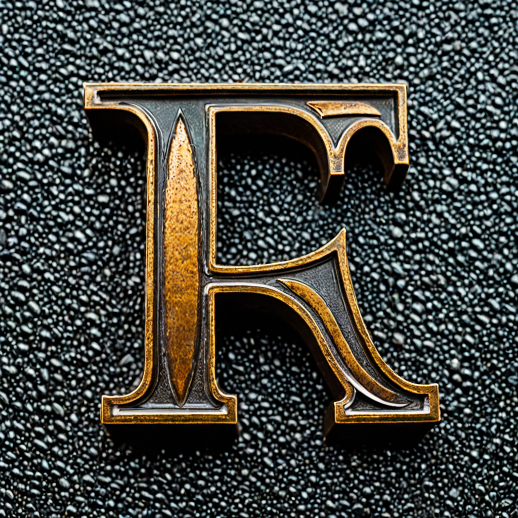 IRON REVERSED LETTER R