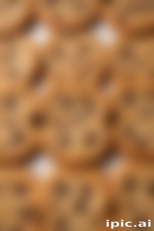 A Close-Up View of Deliciously Baked Chocolate Chip Cookies Ready to Enjoy