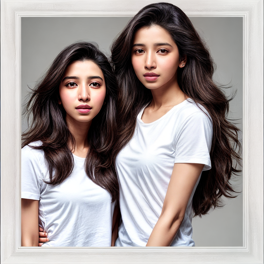 framed picture of realistic high definition portrait of mahira khan in ...