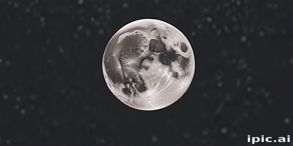 Stunning Close-Up View of the Moon Captured in High Detail