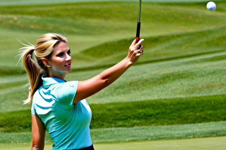 IVANKA TRUMP PLAYING GOLF