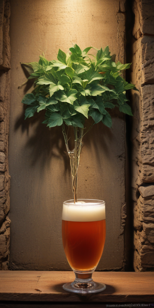 A Creative Fusion of Nature and Beverage: Beer with a Plant Twist