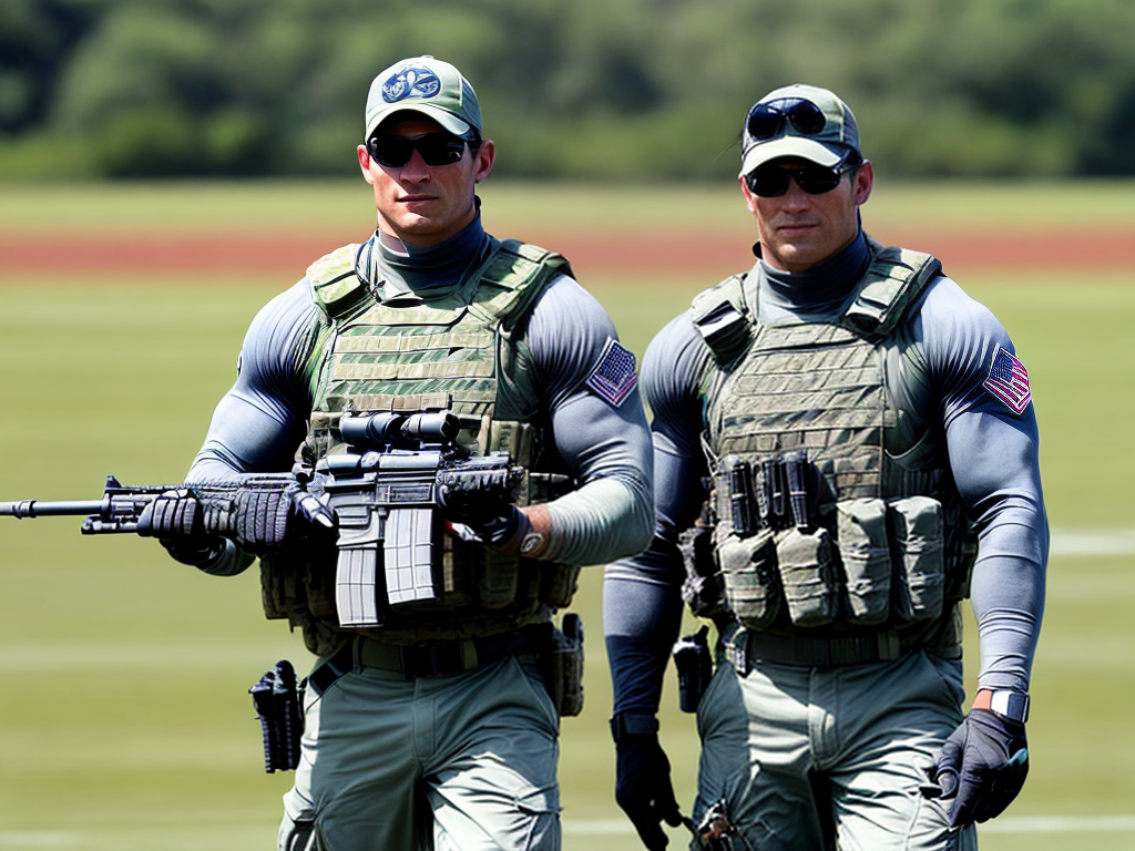 2 SAS in cool military outfit
