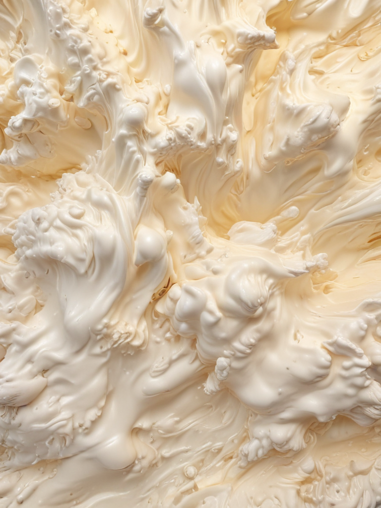 Whipped Cream Swirls and Peaks Create a Dreamy Textural Delight