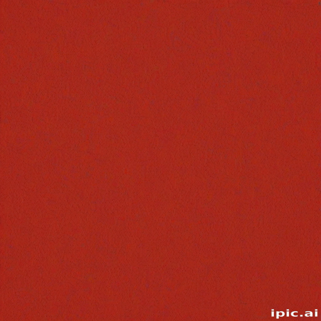 Vibrant Red Canvas with Subtle Texture Evoking Strong Emotions and Energy