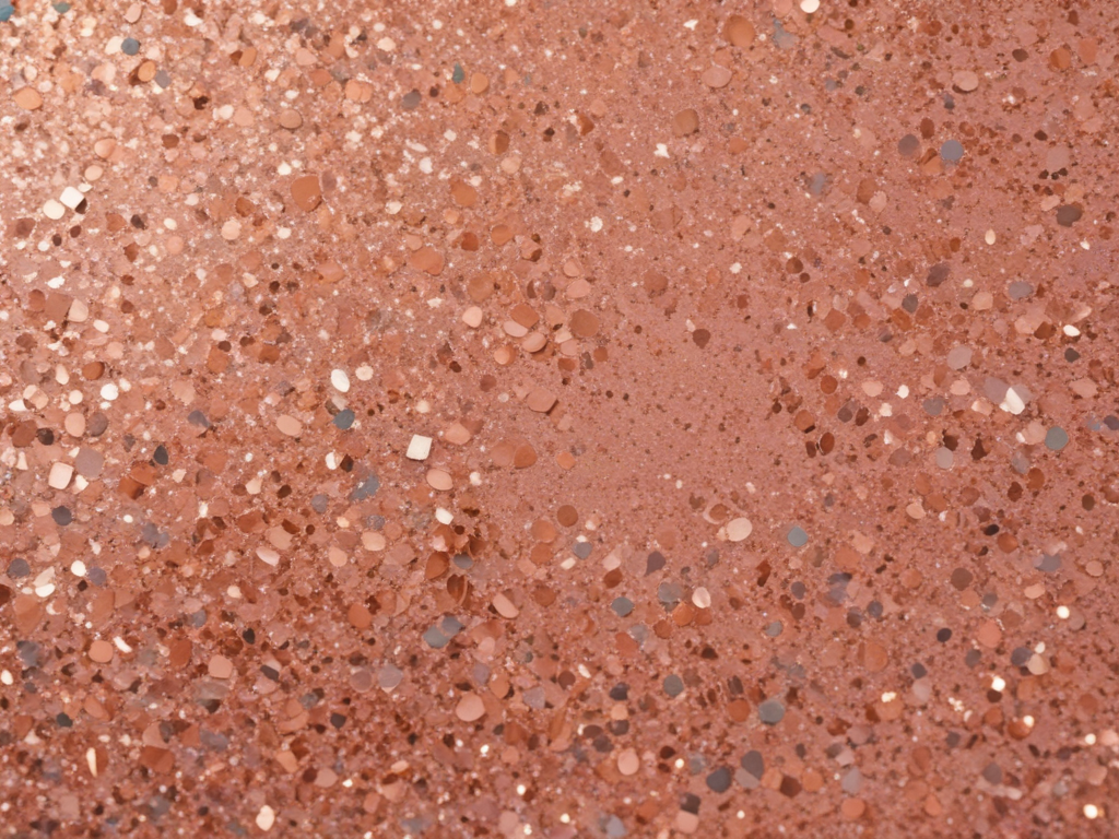 Sparkling Rose Gold Glitter Shimmering Brightly in a Beautiful Pattern
