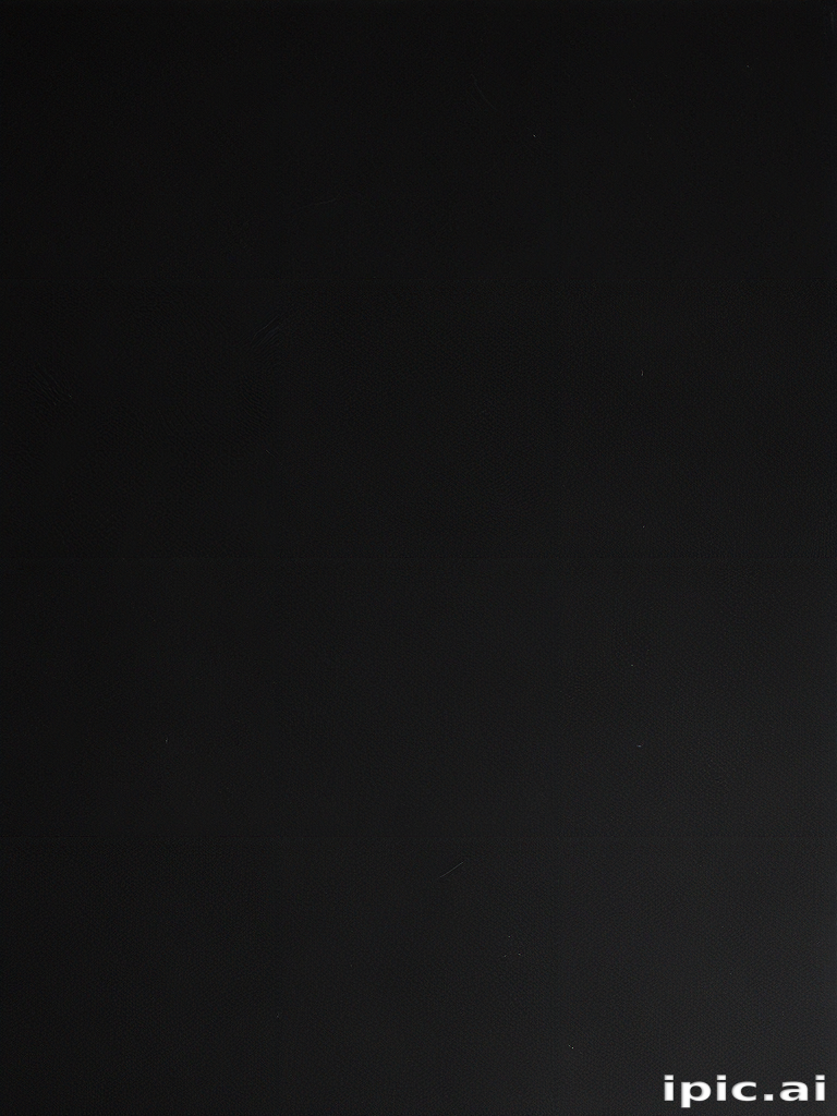 An Abstract Exploration of Deep Blackness and Negative Space in Art