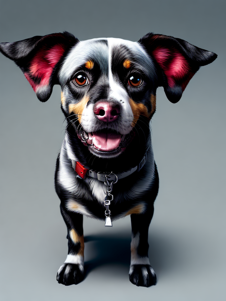 dog mixed with a roblox character