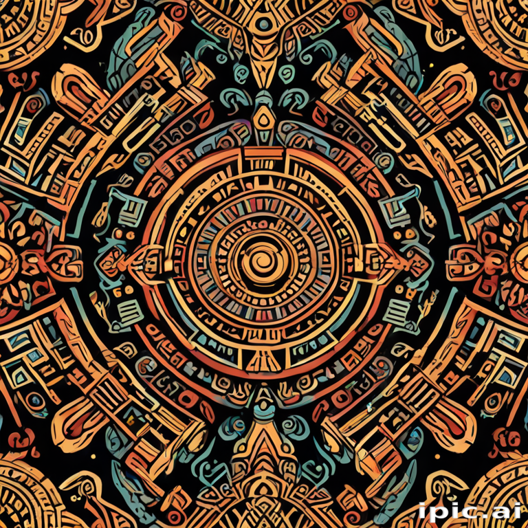 Intricate Geometric Patterns Inspired by Ancient Civilizations and ...