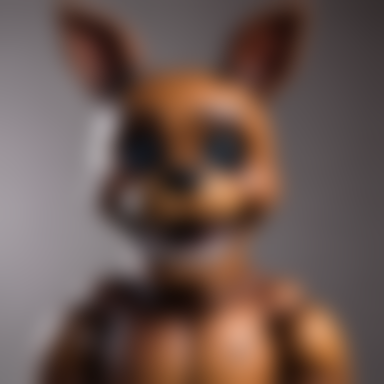 An Intricately Designed Animatronic Character with Expressive Features ...