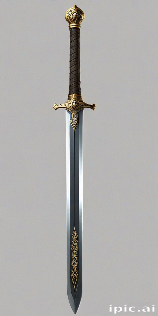 Exquisite Sword with Intricate Design and Detailed Handle for Collectors