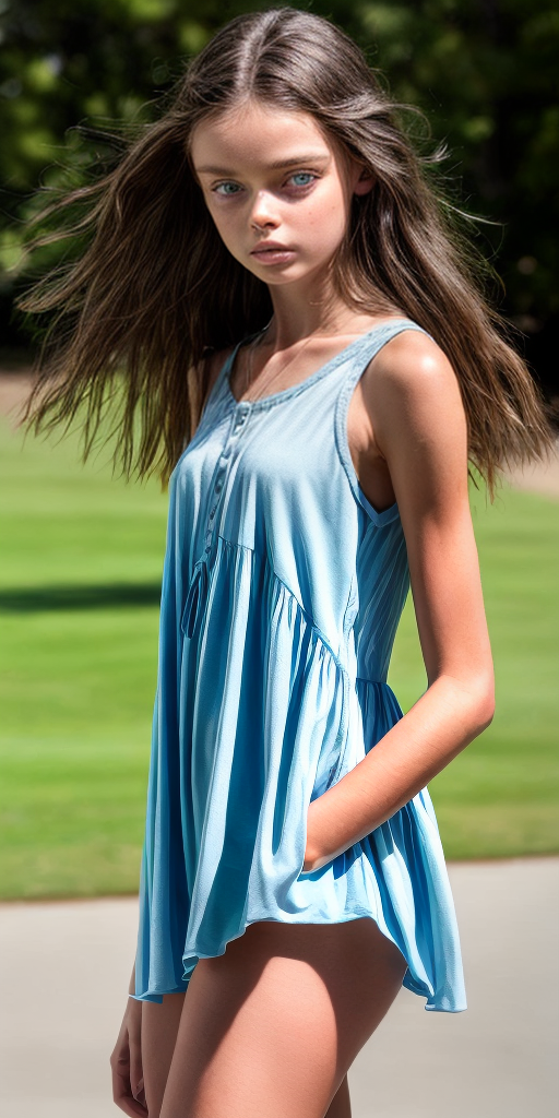 Side view of Meika woollard face close up