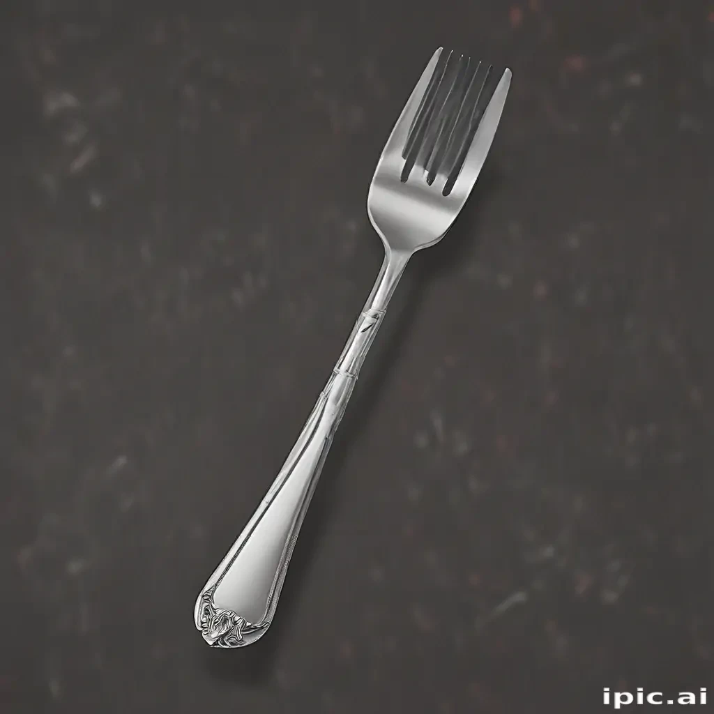 A Beautifully Crafted Silver Fork Perfect for Elegant Dining Experiences