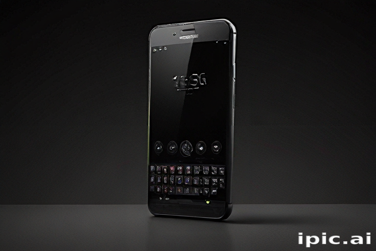 Modern Smartphone Design Featuring a Unique Integrated Physical ...