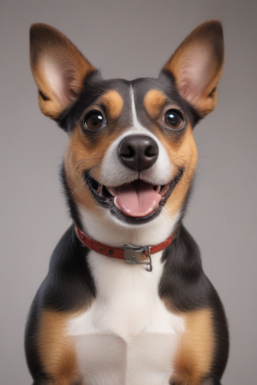 A Happy Dog with a Joyful Expression and Playful Personality