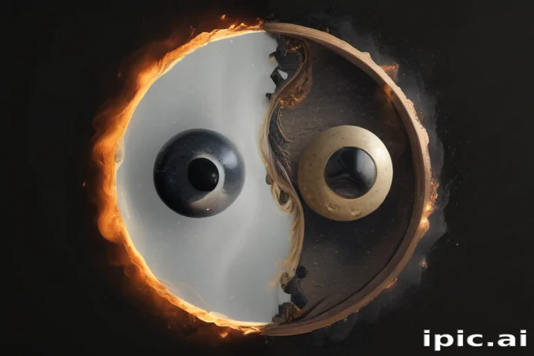 Exploring the Balance of Light and Dark in a Unique Yin Yang Design
