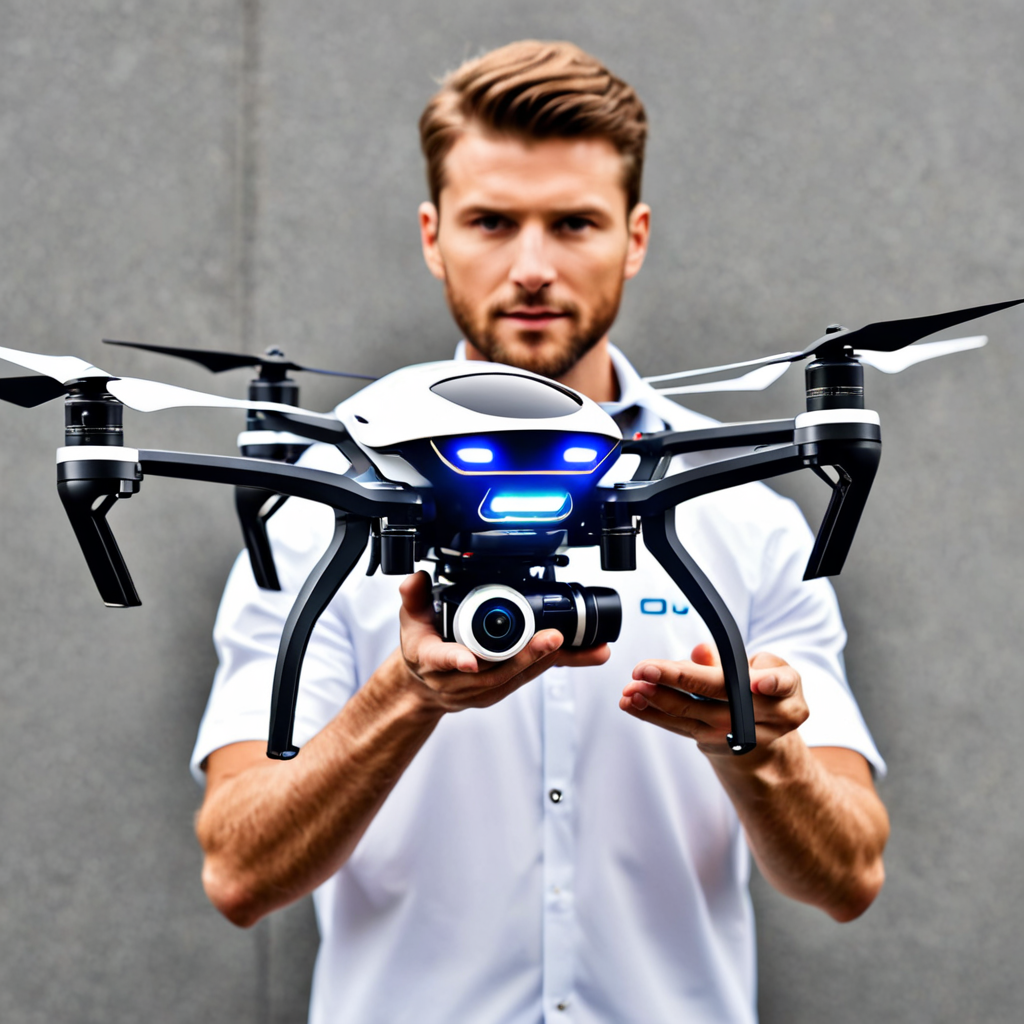 schow me an bionik birdlike drone that looks awesome , futuristic ...