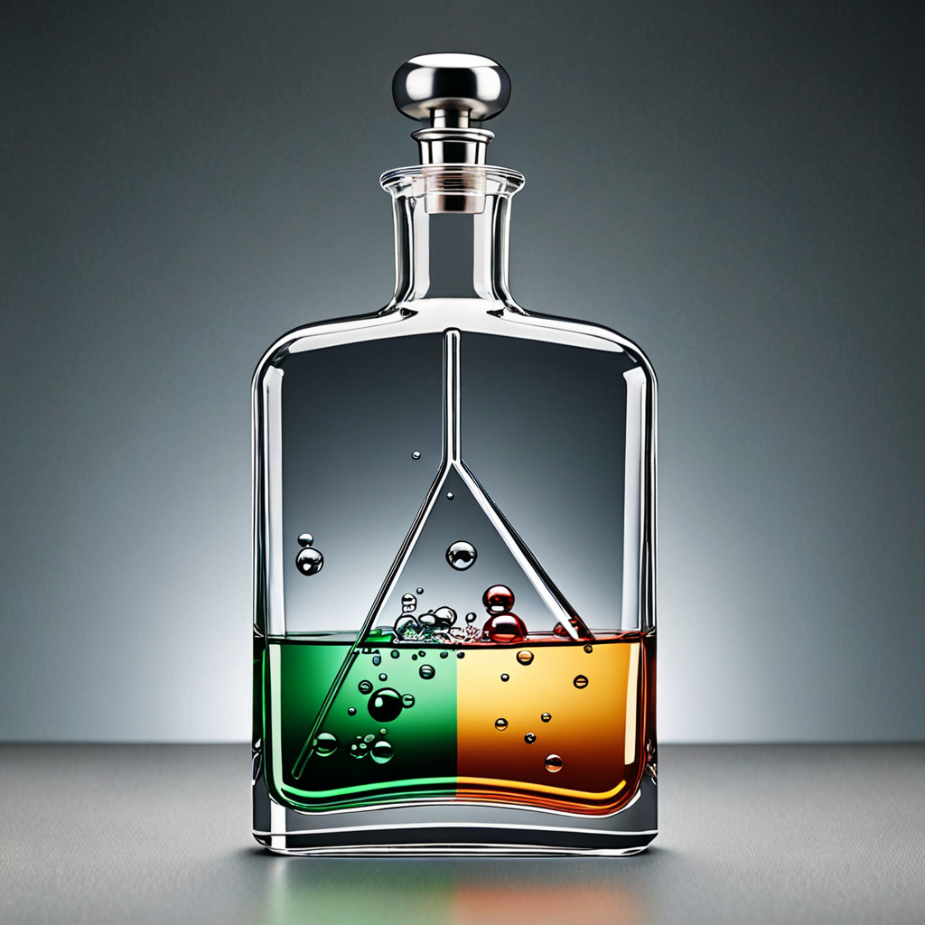art deco Alcohol flask in Chemistry Laboratory poster without text ...