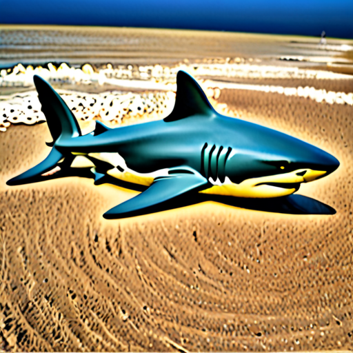 sharks that swim on land