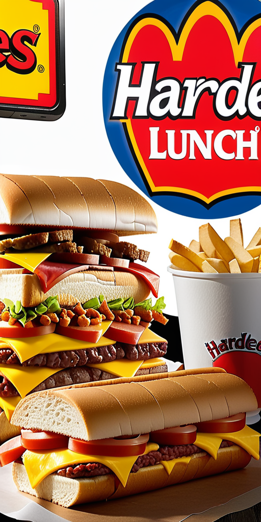 Delicious Spread of Hardee's Lunch Options Featuring Tasty Sandwiches ...