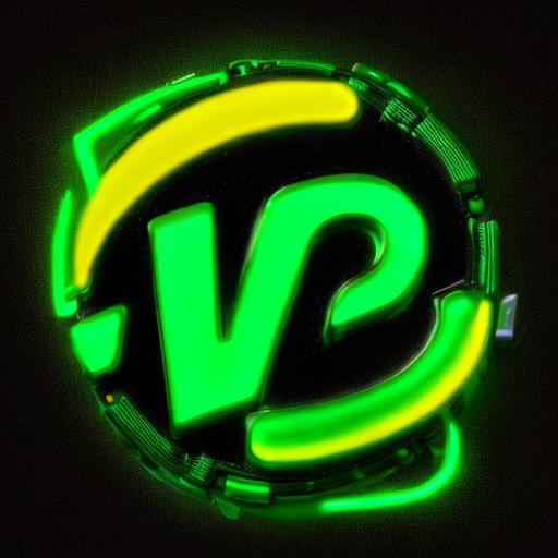 the name Zonia glowing green with a black background.