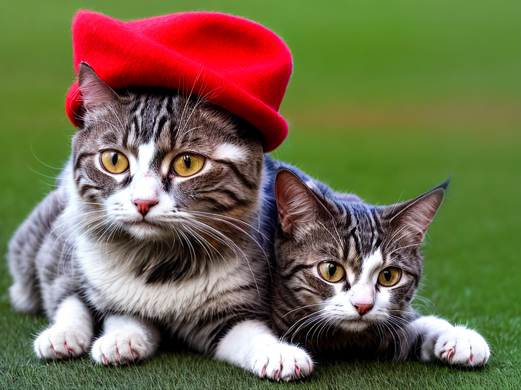 the cat with the red hat