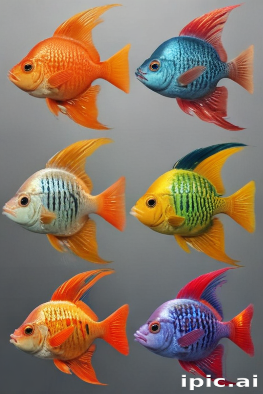 Colorful Tropical Fish Displaying Vibrant Patterns and Varied Shades ...