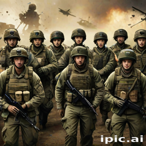 Brave Soldiers in Tactical Gear Prepare for Battle Amidst Chaos