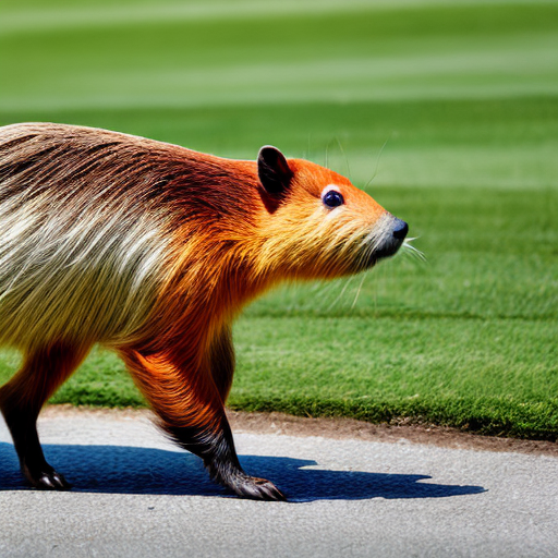 man hunting capybara