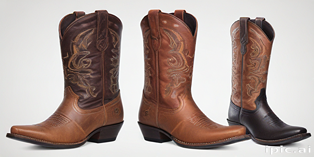 Stylish Western Cowboy Boots in Various Colors and Designs for Fashion ...