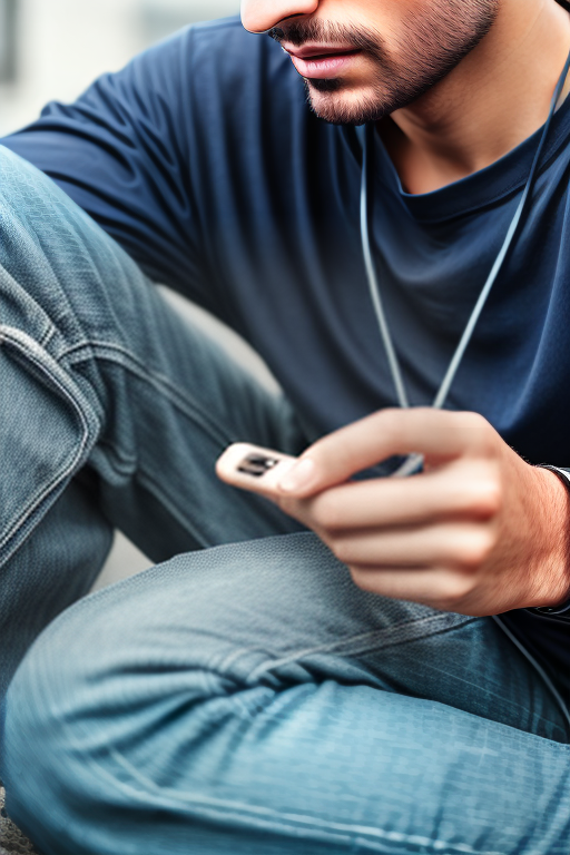 Man locked in cellphone