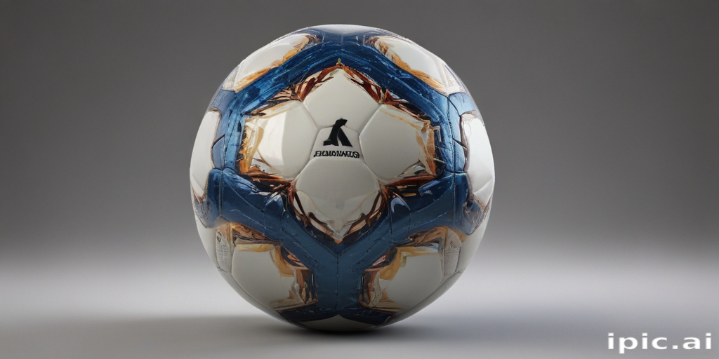 A Unique and Artistic Soccer Ball Design Featuring Intricate Patterns ...