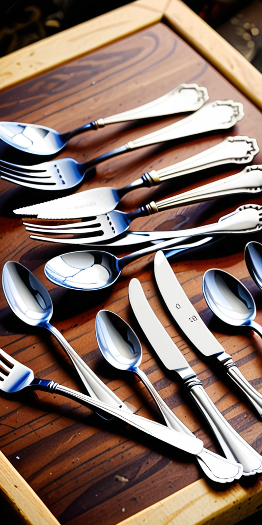 Setting the Table: A Detailed Arrangement of Elegant Cutlery and Plates