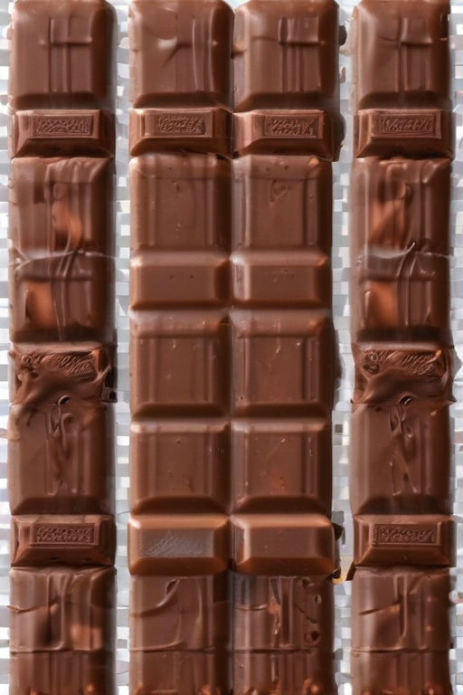 Delicious Rows of Chocolate Bars Perfectly Arranged for Tempting Indulgence