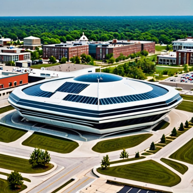 Futuristic South Bend Indiana