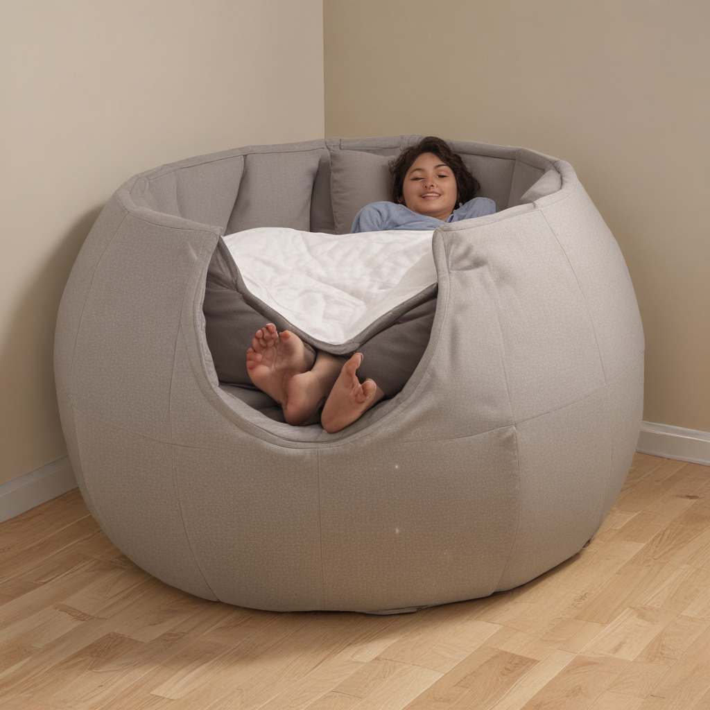 a comfortable sleep pod for college students