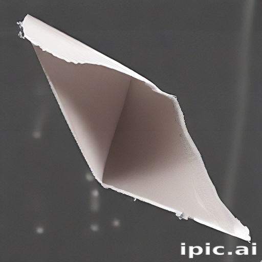 An Unfolded Piece of Paper Forming a Unique Geometric Shape