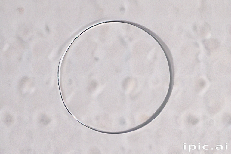 Delicate Oval Shape Against a Subtle Textured Background of Soft Colors