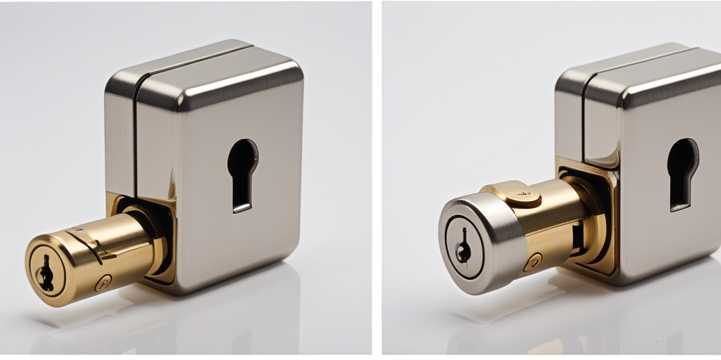 Stylish and Secure: A Modern High-Security Lock Design Showcase