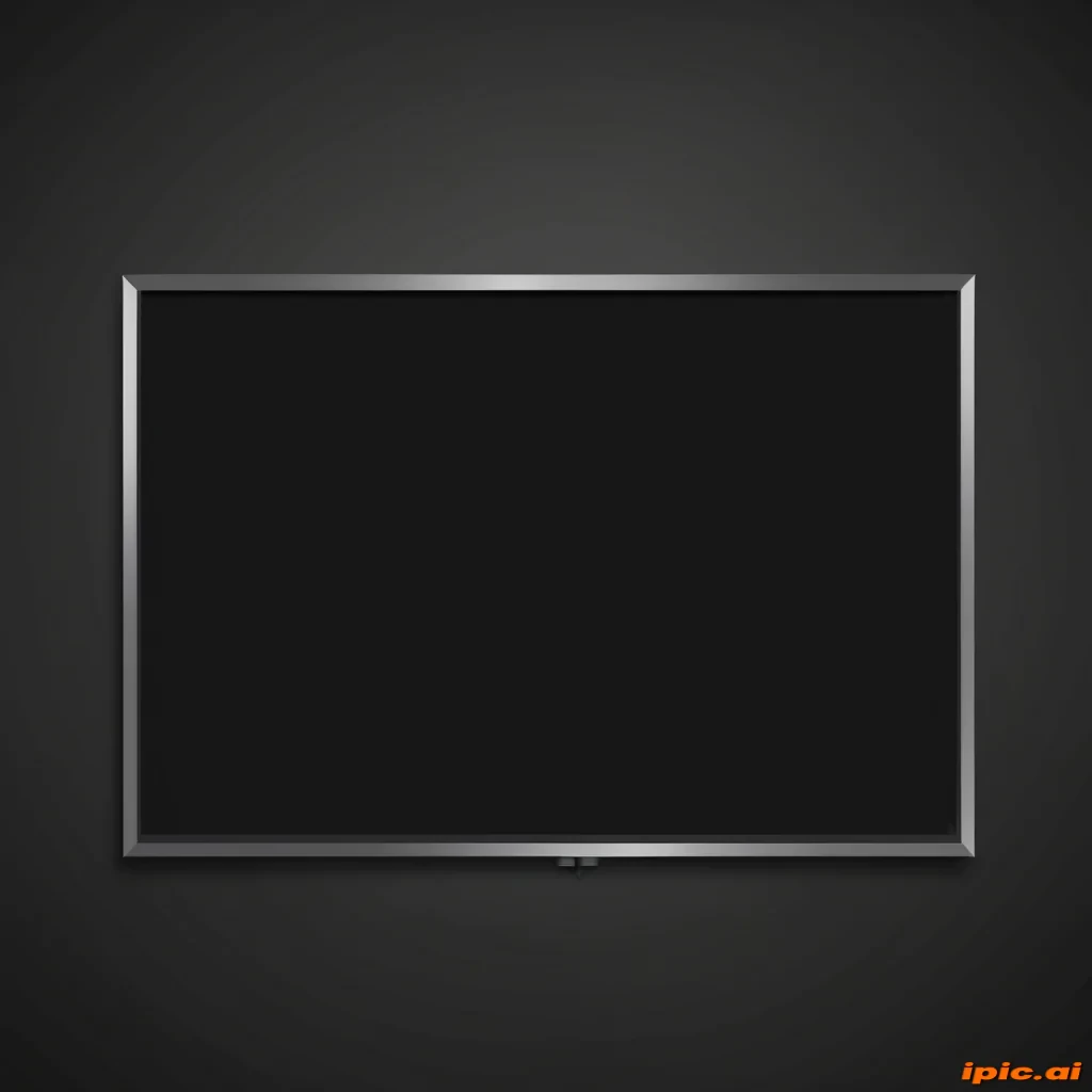 Blank Canvas on a Dark Background Perfect for Creative Presentations ...